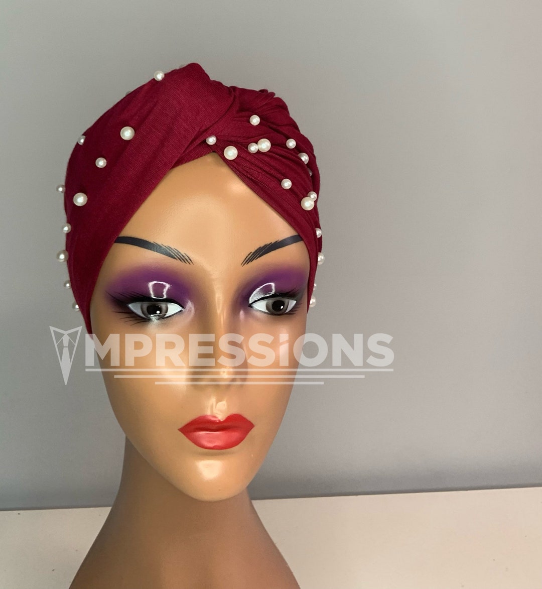 Turbans for Women/ Ready to Wear/ Head Wraps and Turbans/ Chemo Cap ...