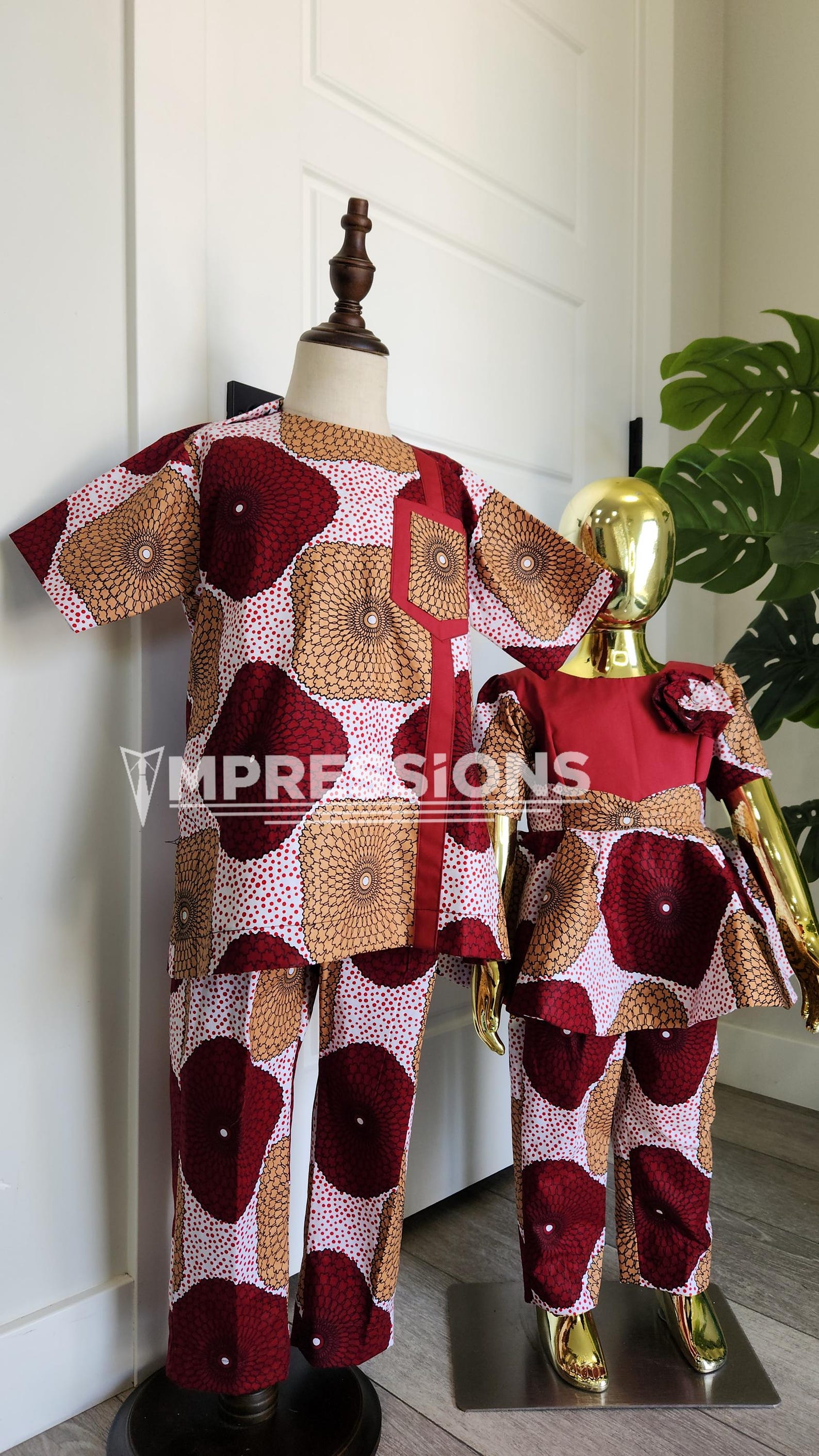 African Print Matching Outfit / Matching Outfit / Ankara Native Wear ...