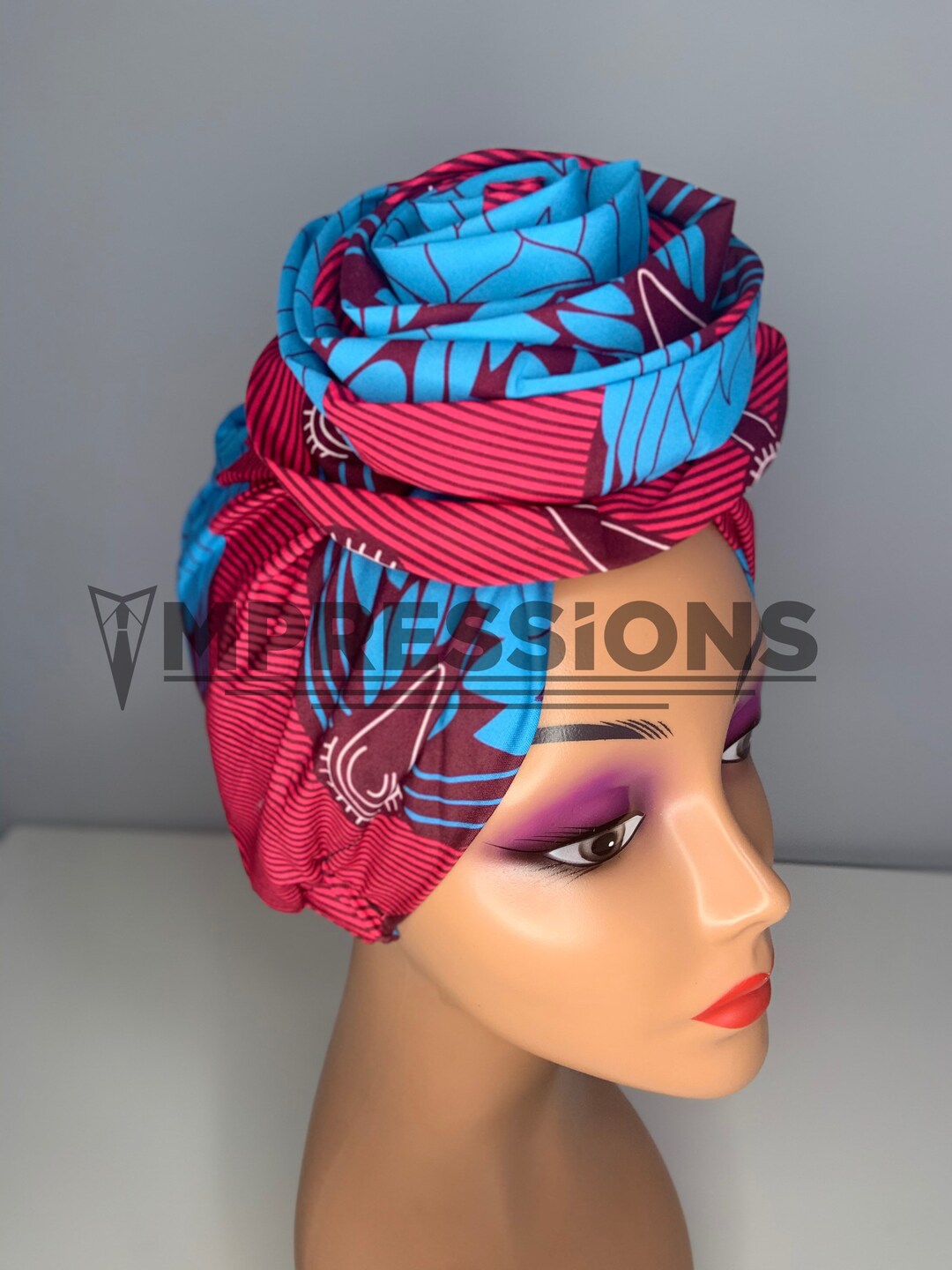 African Print Turban/pre-tied Turbans for Women/satin Lined Bonnet/head ...
