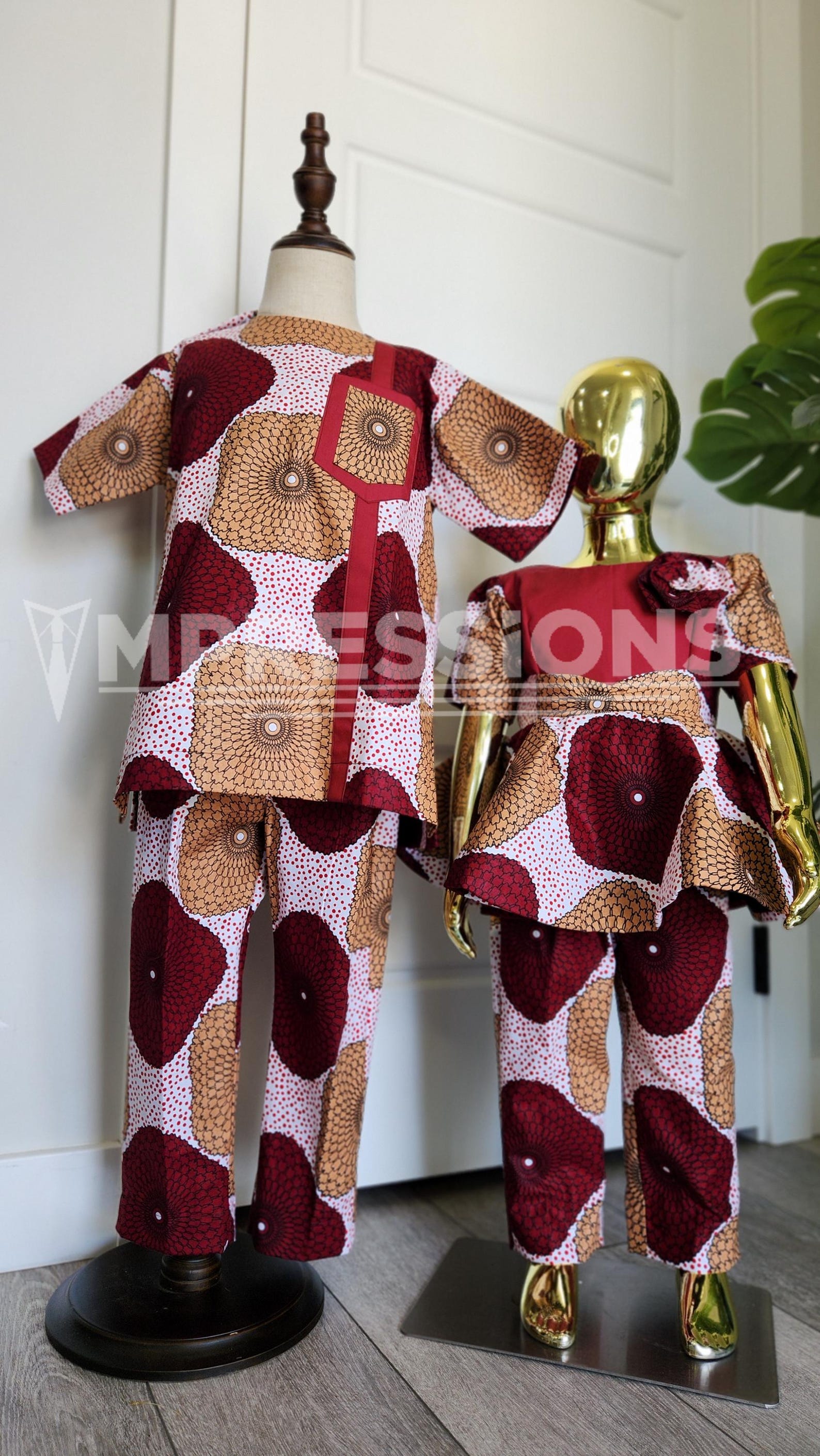 African Print Matching Outfit / Matching Outfit / Ankara Native Wear ...
