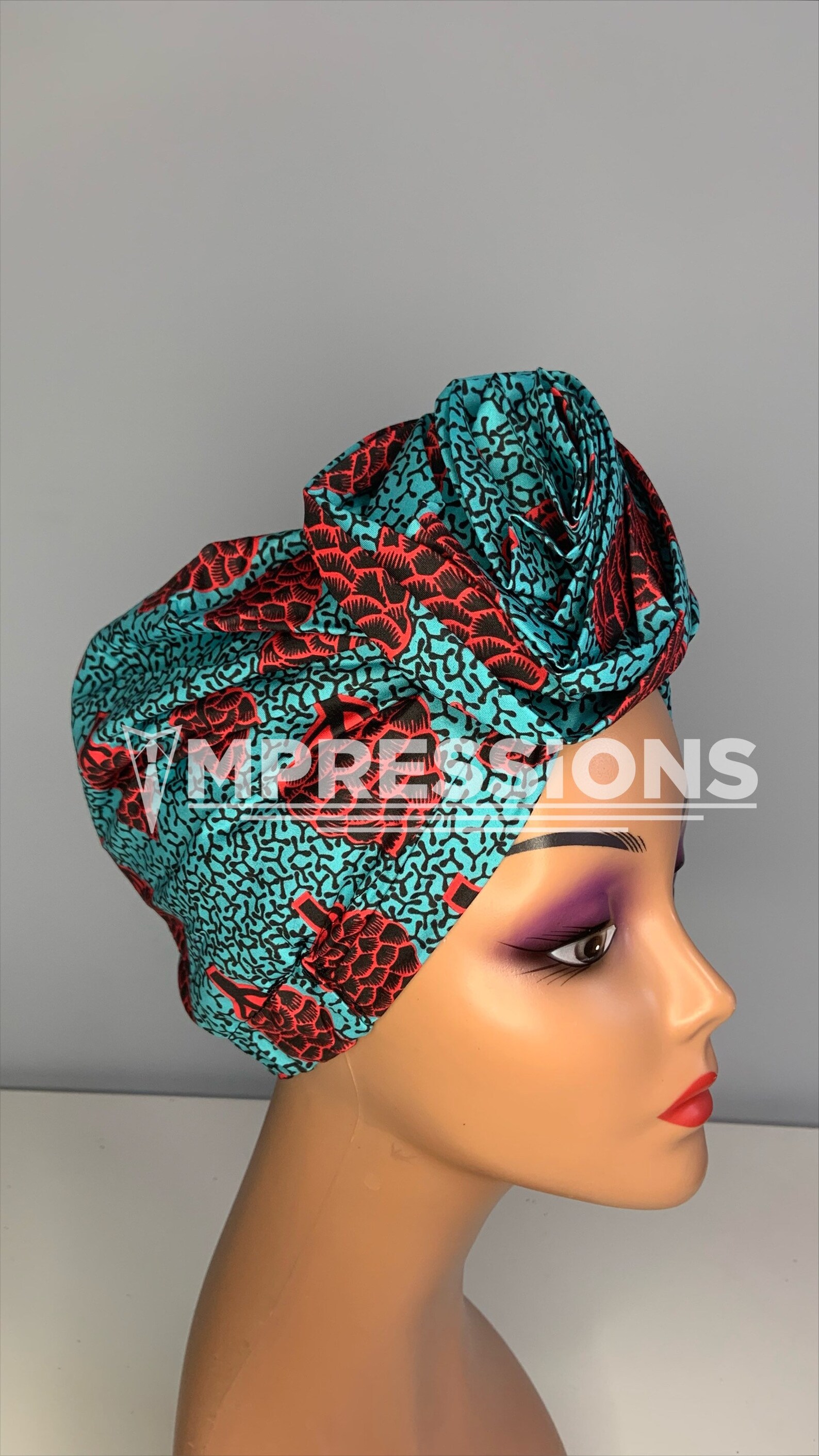 African Print Turban/pre-tied Turbans for Women/satin Lined Bonnet/head ...