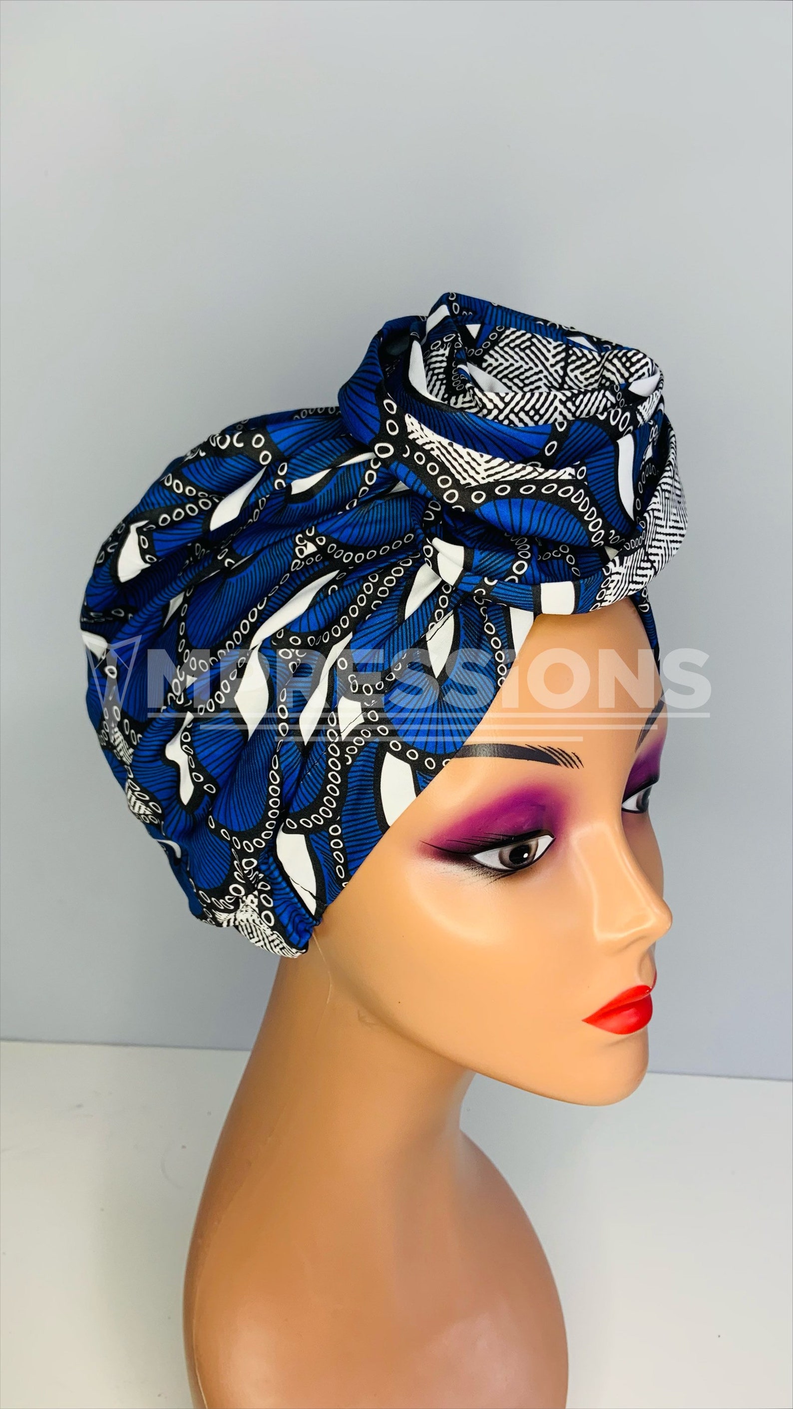 African Print Turban/pre-tied Turbans for Women/satin Lined Bonnet/head ...