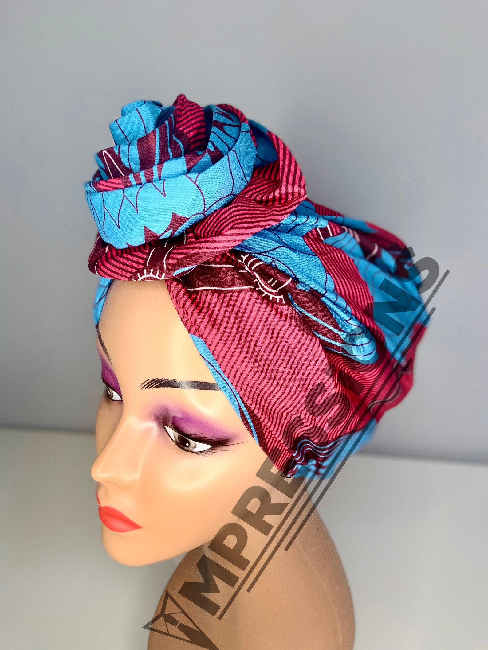 African Print Turban/pre-tied Turbans for Women/satin Lined Bonnet/head ...