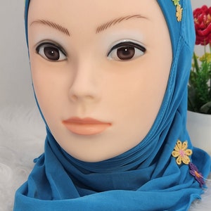 Children | Kids | Girls Instant Hijab | Muslim Girls Hijab| Head Cover ...