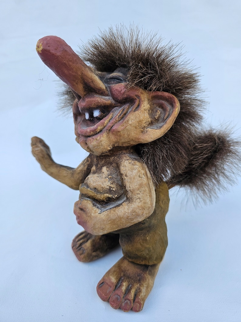 Vintage Norwegian Folklore Troll - Nyform Figurine - Center Piece - Etsy