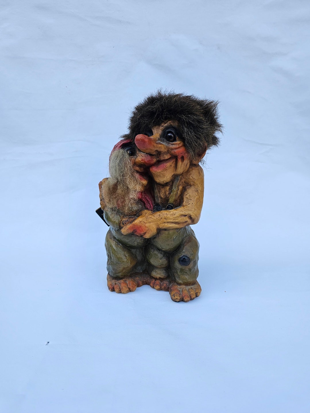 Vintage Folklore Troll Figure - Center Piece - Nyform Hand Made Troll ...