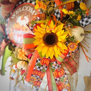 Extra Large Fall Floral Wreath: Elegant Autumn Door Decor - Etsy