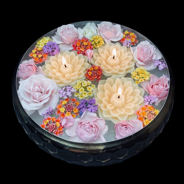 Floating Candle Centerpiece - Etsy