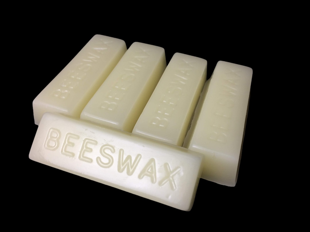 100% Pure White Beeswax in Bars, Pellets, or 1 Lb Bulk Blocks - for DIY ...