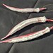 Hand-painted Dried Okra Santa Ornaments - Unique Holiday Decoration ...