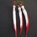 Hand-painted Dried Okra Santa Ornaments - Unique Holiday Decoration ...