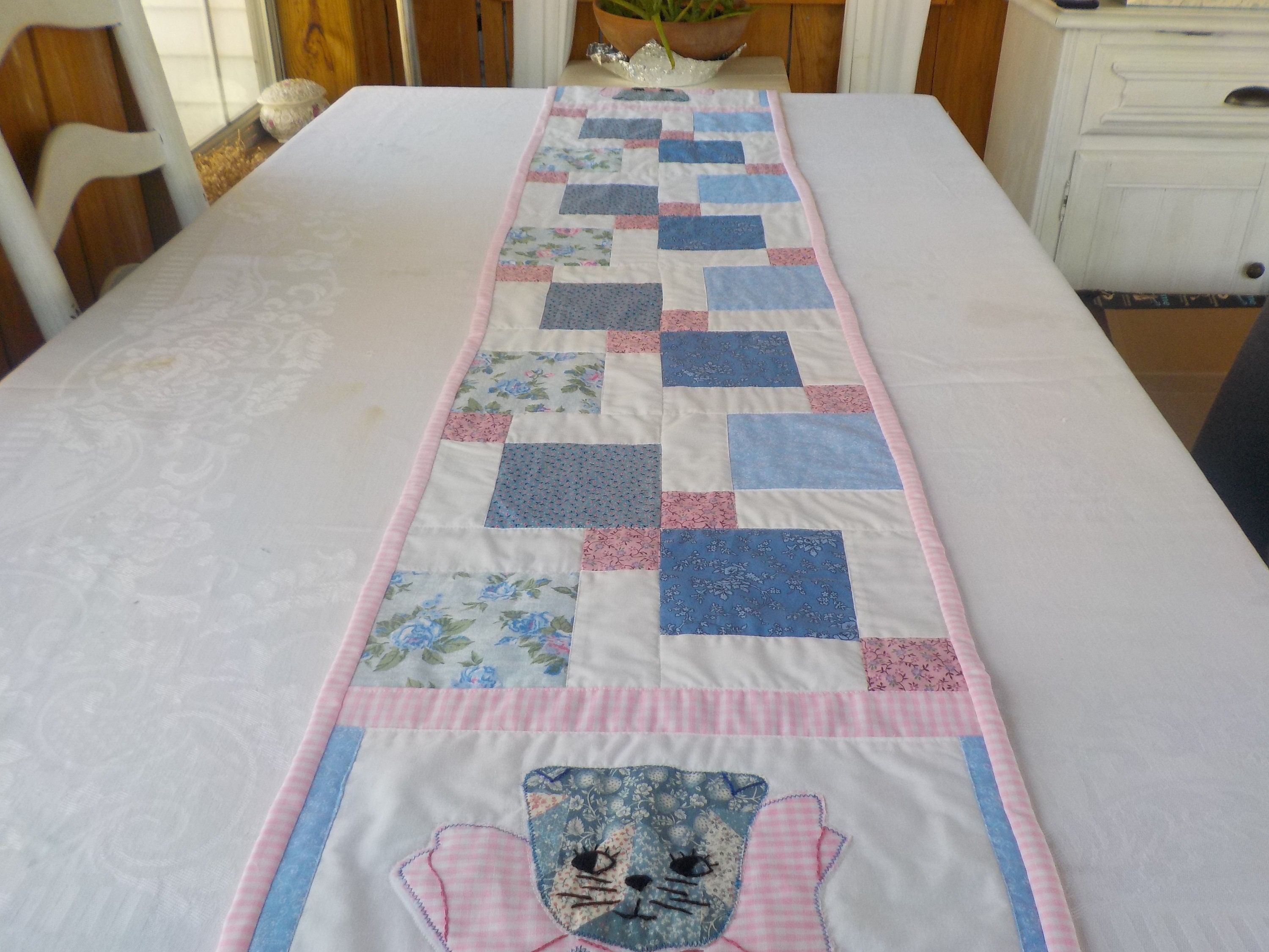 Calico Cat Table Runner - Etsy