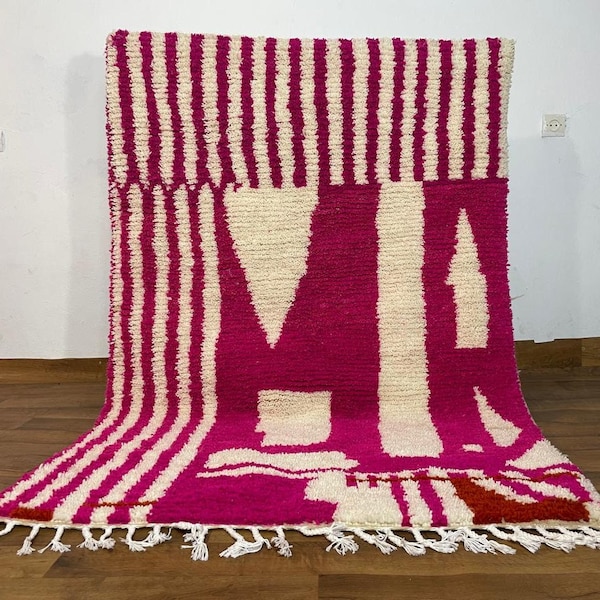 Pink Moroccan Rug - Etsy