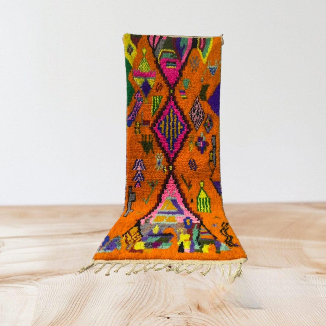 Hallway Rug'"morrocan Checkered Hallway "custom Hallway Rug "custom ...