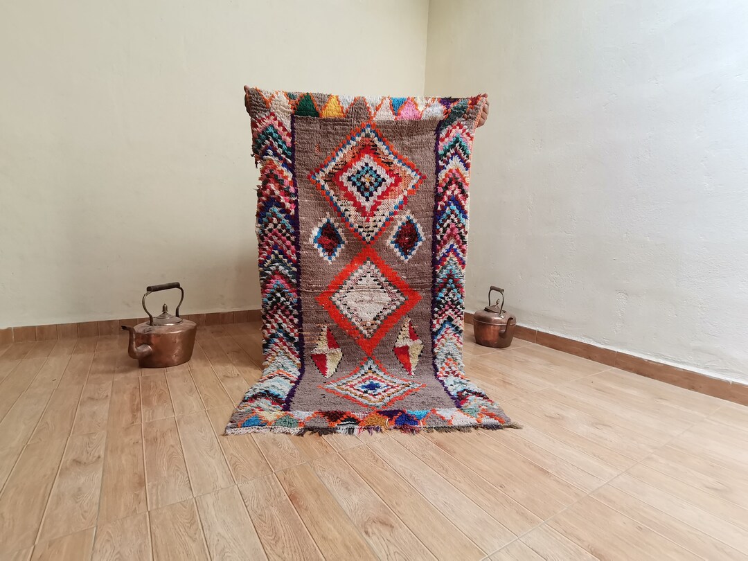 5x3ft,carpet Boucharouitberber Bois Rugboucharouit Rugs Tuareg Rug ...