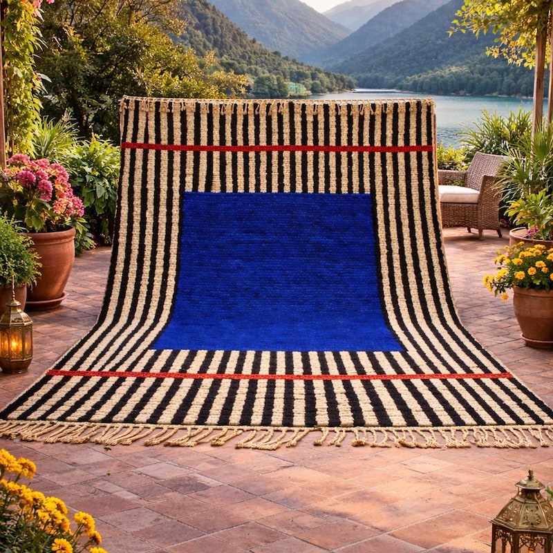 Moroccan Rug Blue - Etsy - Page 3