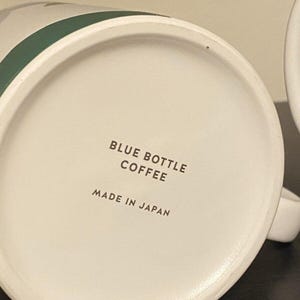 Blue Bottle Coffee Mug Set (3) - Etsy