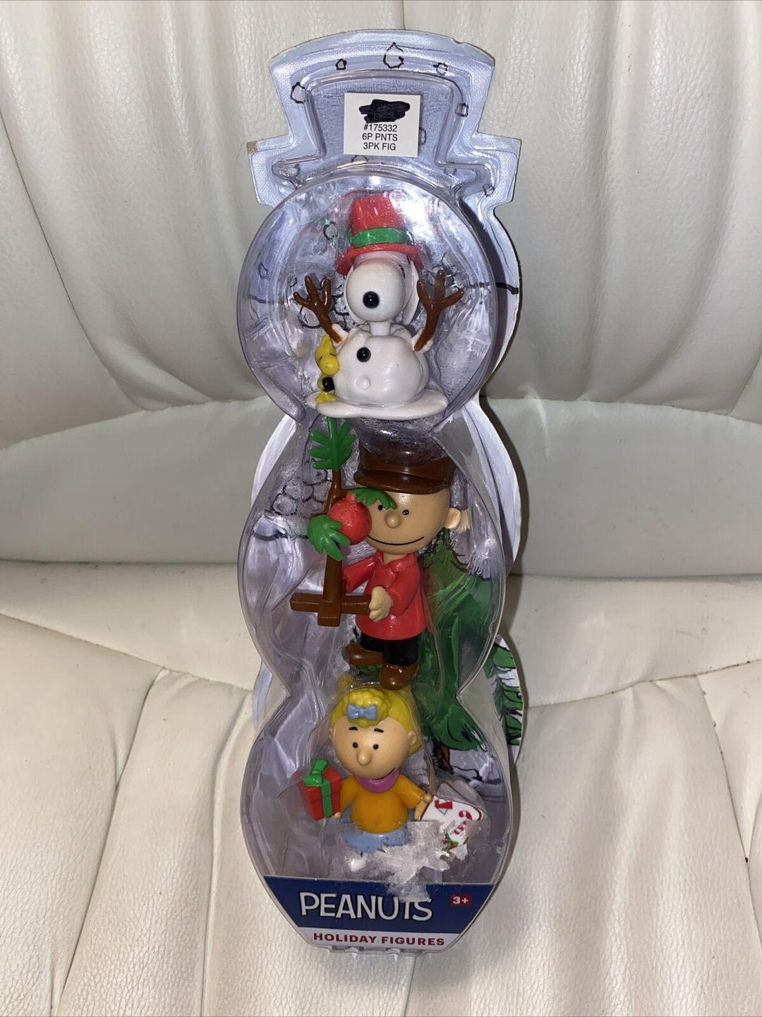 Peanuts Holiday Figures Deluxe Set Christmas Snoopy Charlie Brown ...