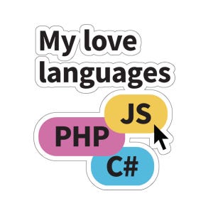 Computer Programmer Sticker - Kiss-cut Stickers for Techies, Coders ...