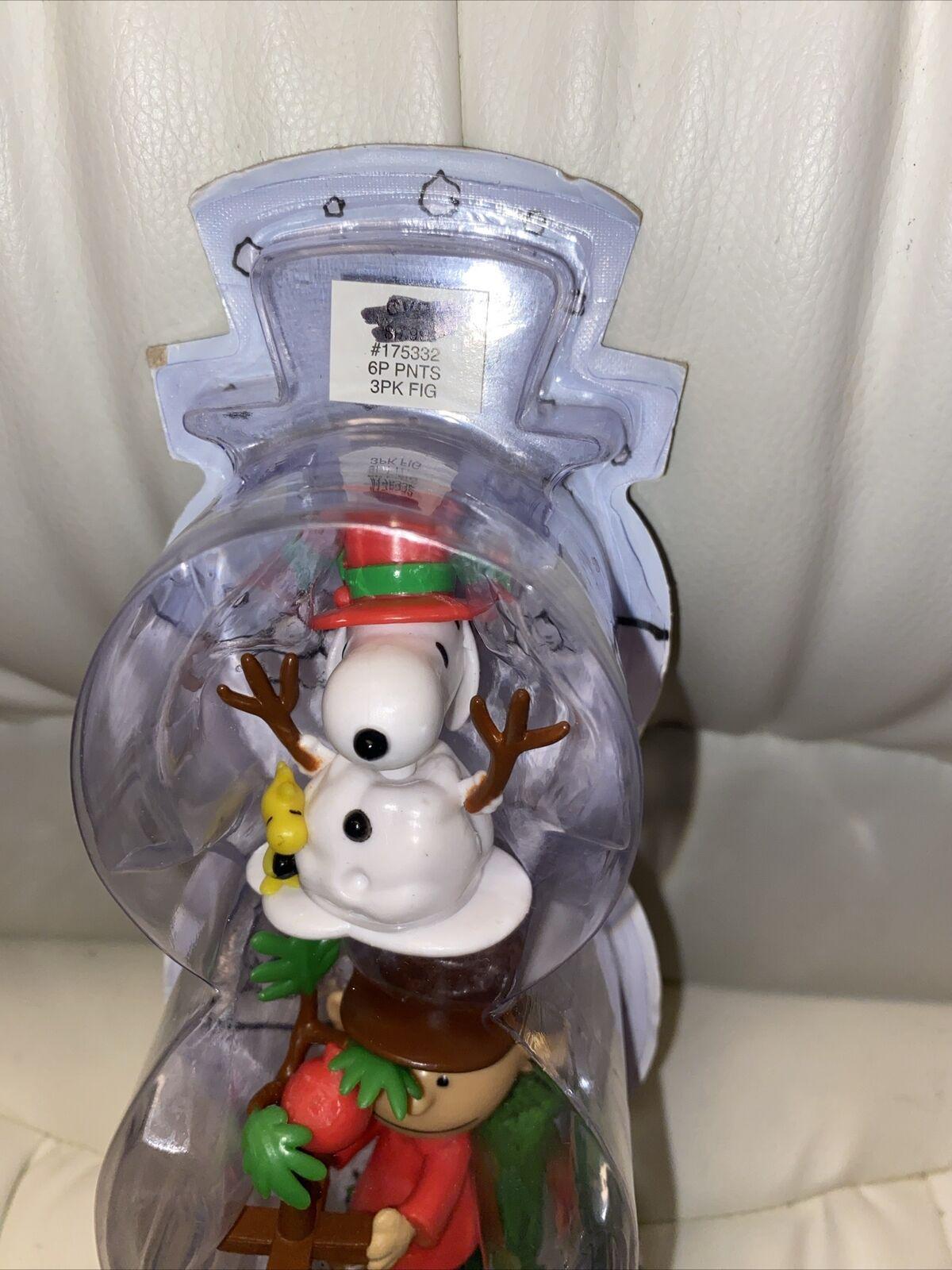 Peanuts Holiday Figures Deluxe Set Christmas Snoopy Charlie Brown ...