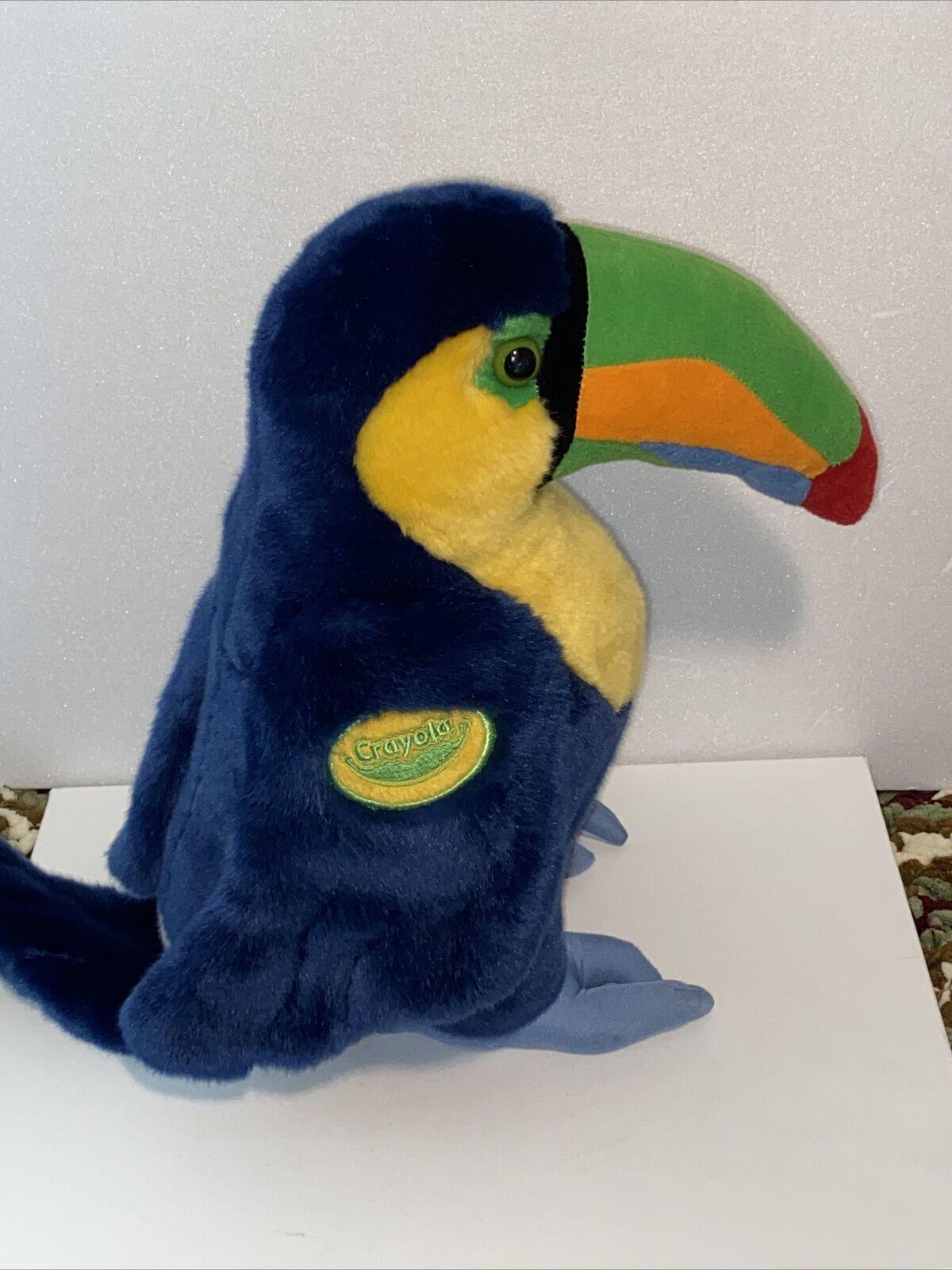 Crayola Toucan Bird Toy Magnussen Home 17 Stuffed Animal Plush Blue ...