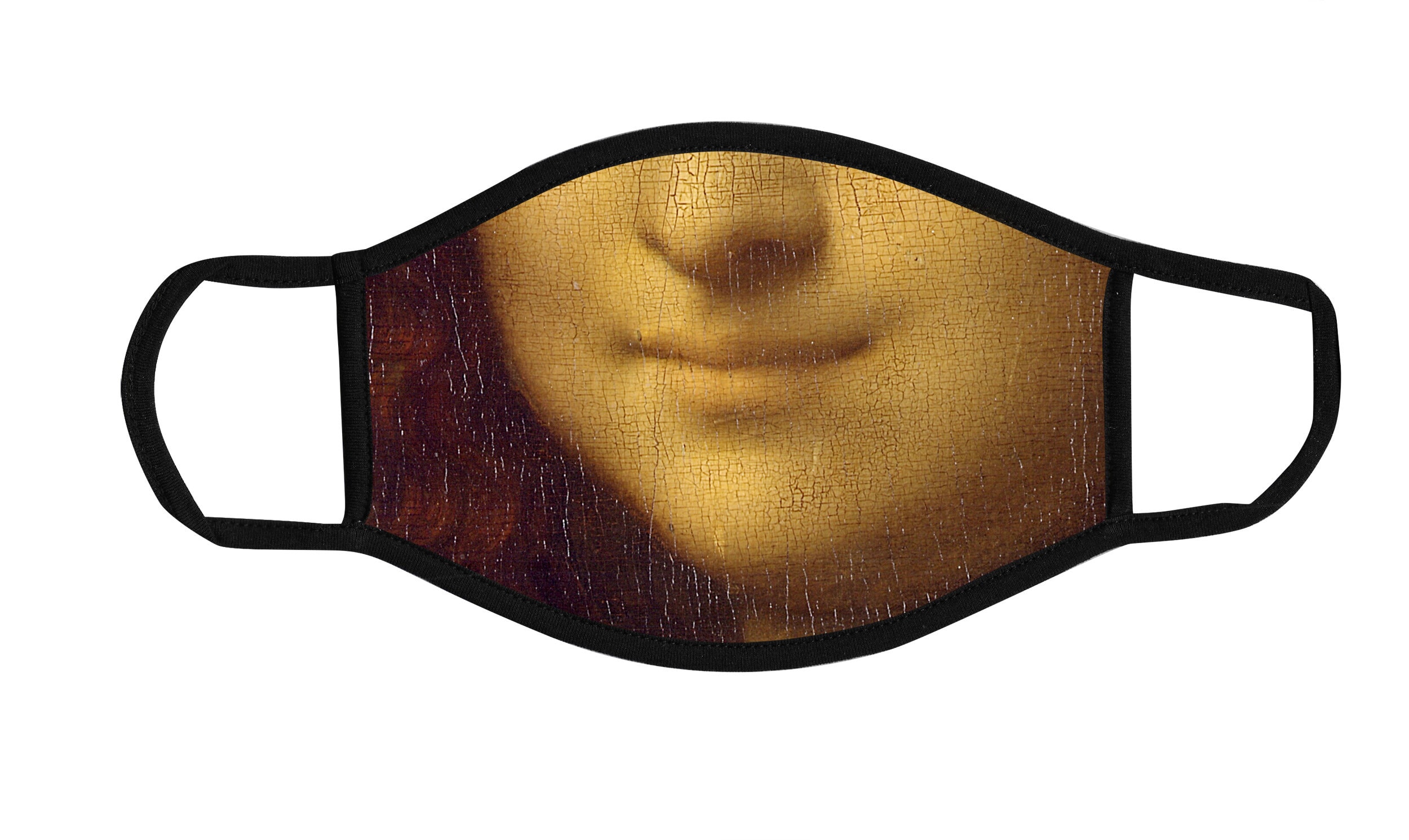Mona Lisa Face Mask, Reusable Cotton and Polyester, 2 Layers ...