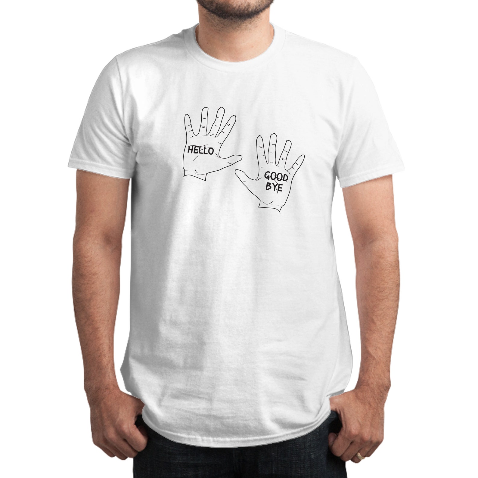 Hello Goodbye T-shirt, Unisex, Cool Gift - Etsy