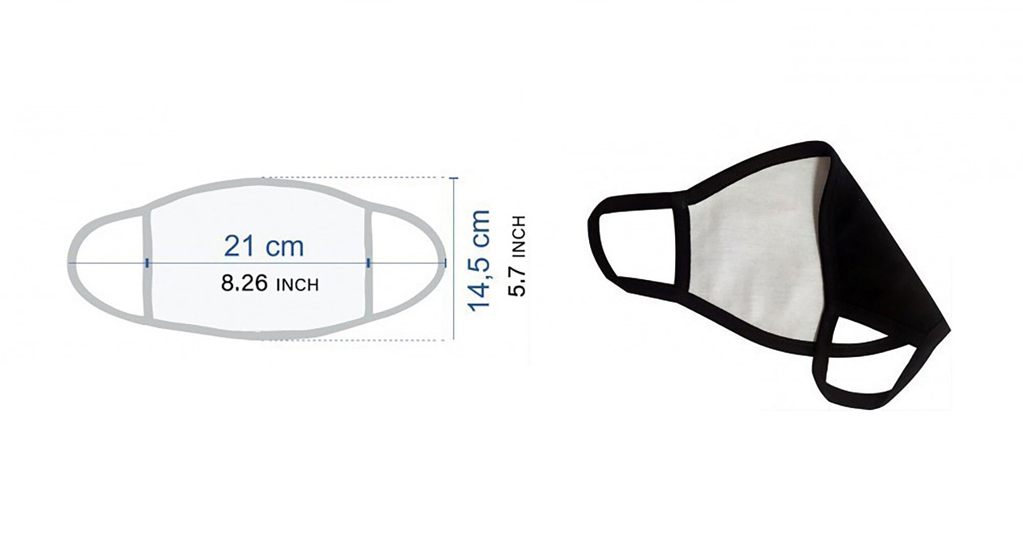 Mona Lisa Face Mask, Reusable Cotton and Polyester, 2 Layers ...