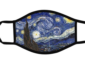 Starry Night Face Mask - Etsy