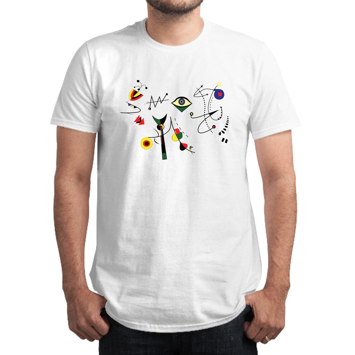 Miro Inspired T-shirt Unisex Miro Style Design Gift for - Etsy Canada