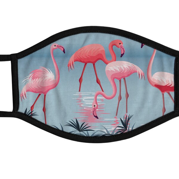Flamingo Face Mask - Etsy
