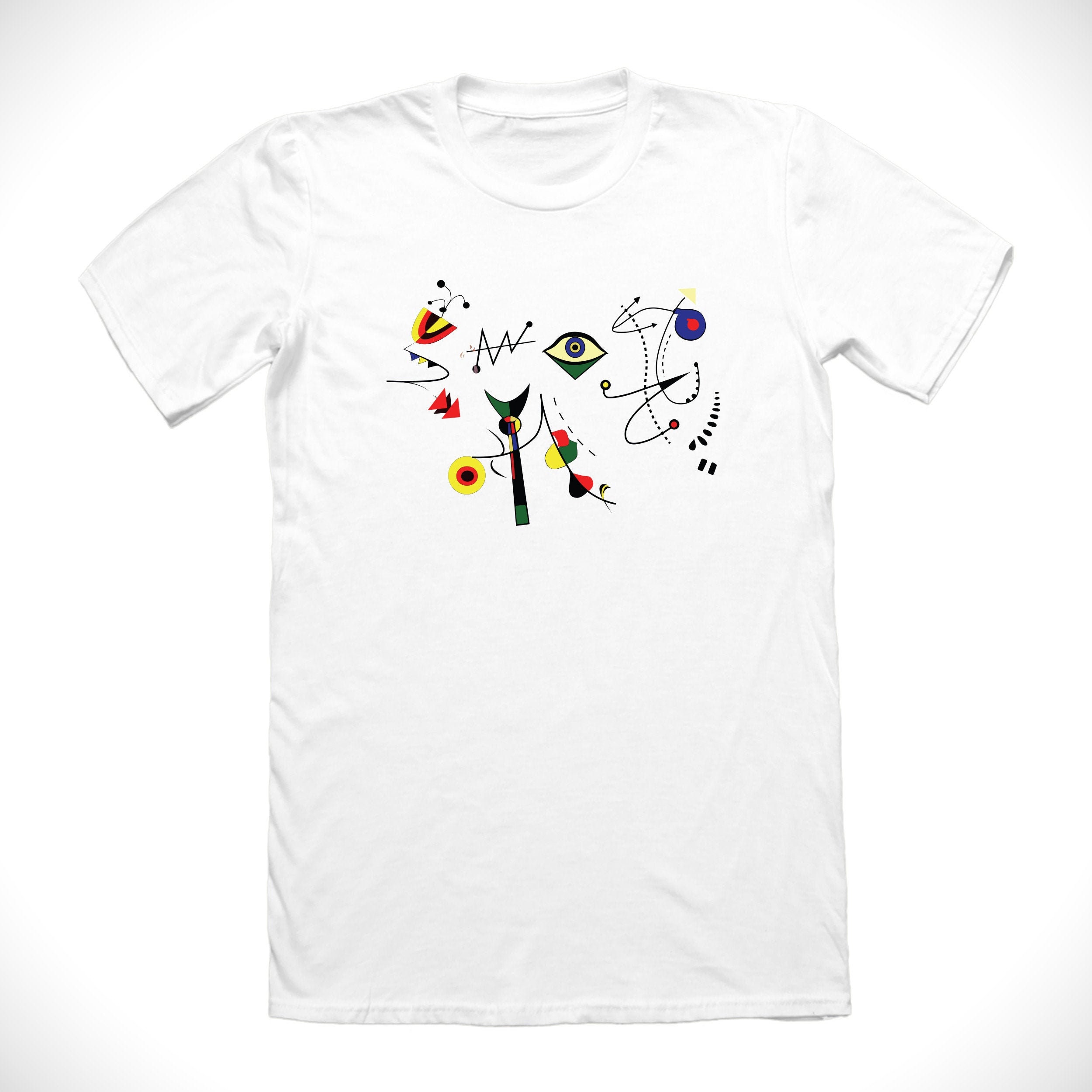 Miro Inspired T-shirt Unisex Miro Style Design Gift for - Etsy Canada
