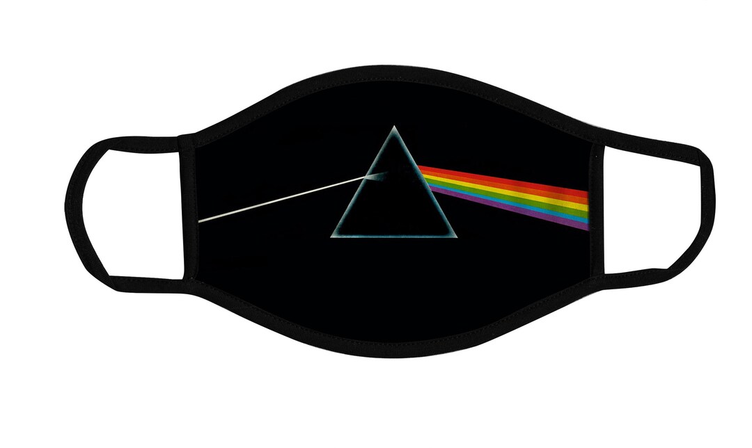 Dark Side of the Moon Face Mask Pink Floyd Reusable Cotton - Etsy