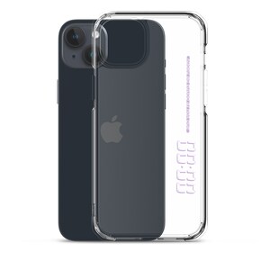 BTS Zero O'clock Clear iPhone Case | Minimalist K-pop Phone Case | 00: ...