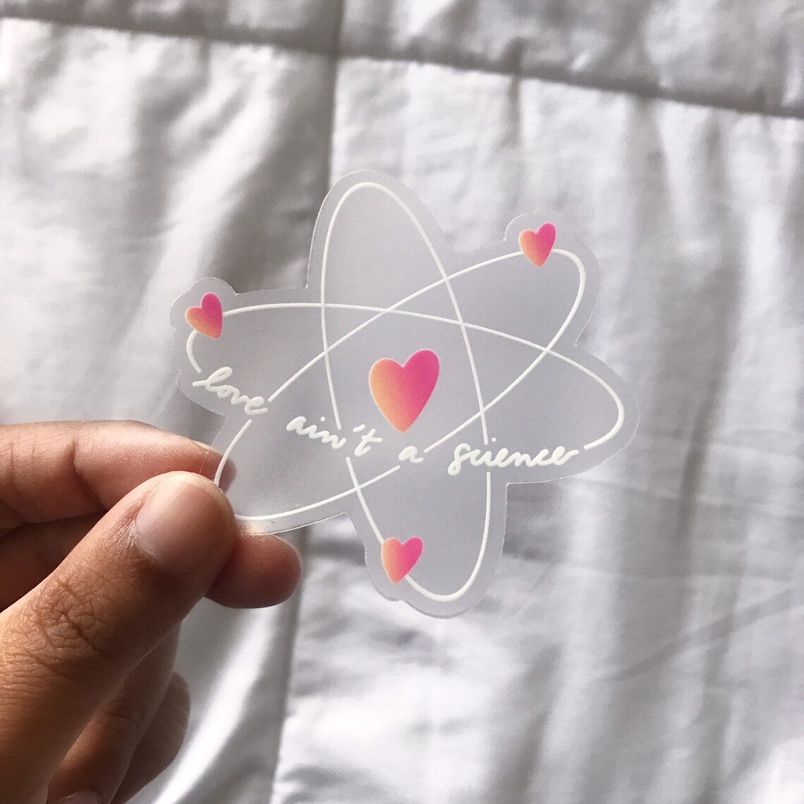 Twice Scientist Clear Vinyl Sticker - Etsy