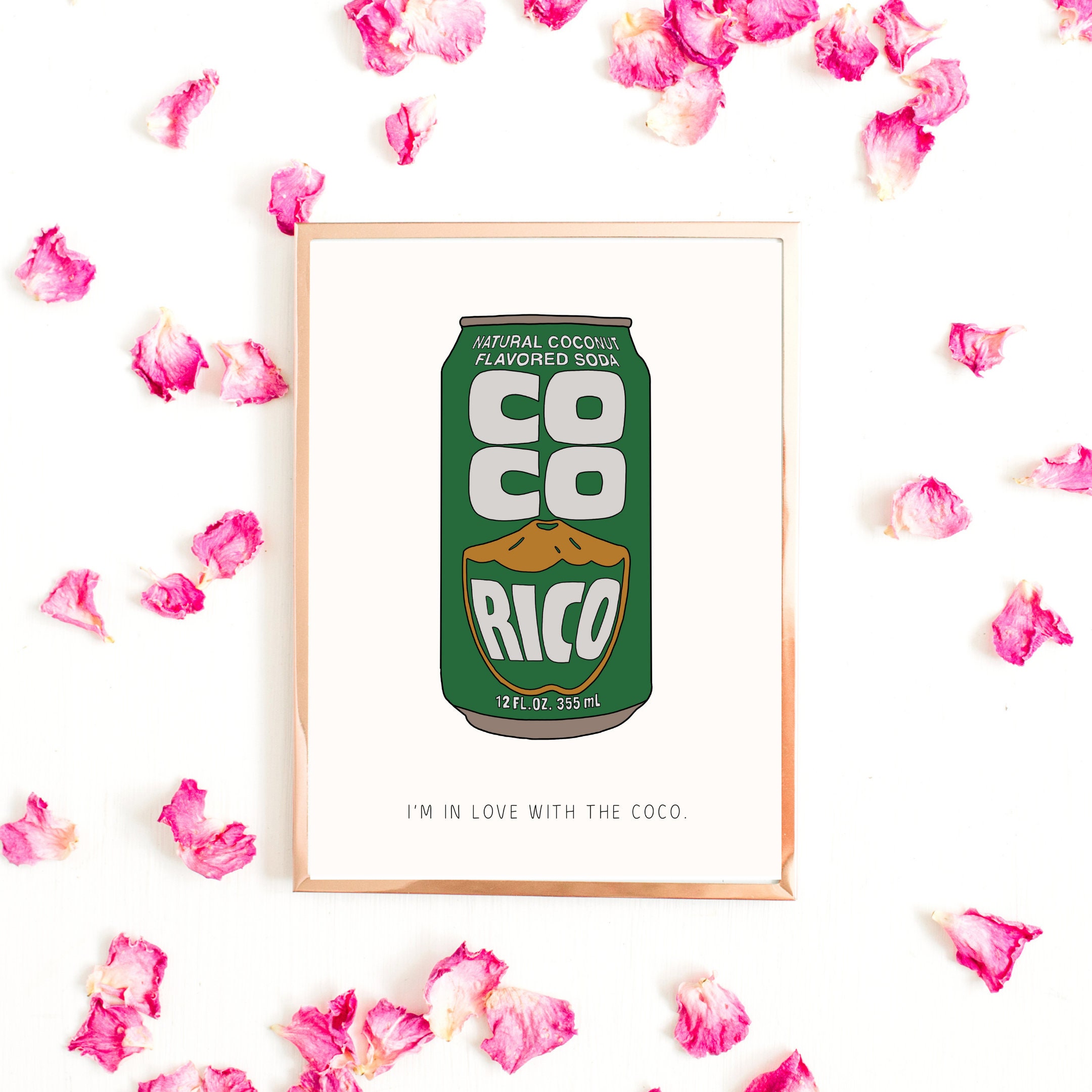 I'm In Love With The Coco Digital Print Coco Rico Soda | Etsy