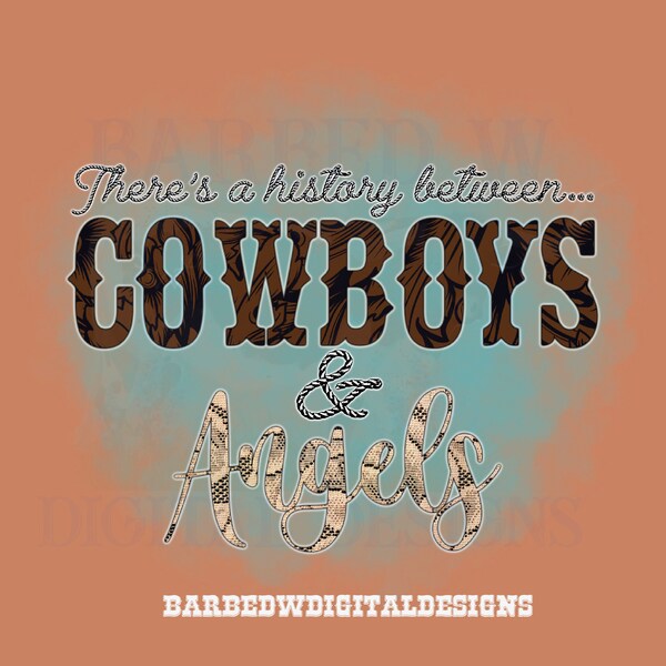 Cowboys and Angels - Etsy