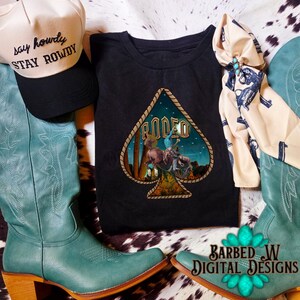 Rodeo PNG: Western Cowboy/cowgirl Bronc Graphics (digital Download) - Etsy