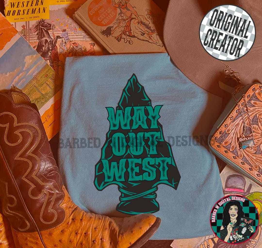 Western PNG: Arrowhead, Wild West, Turquoise, Cowgirl (digital Download ...