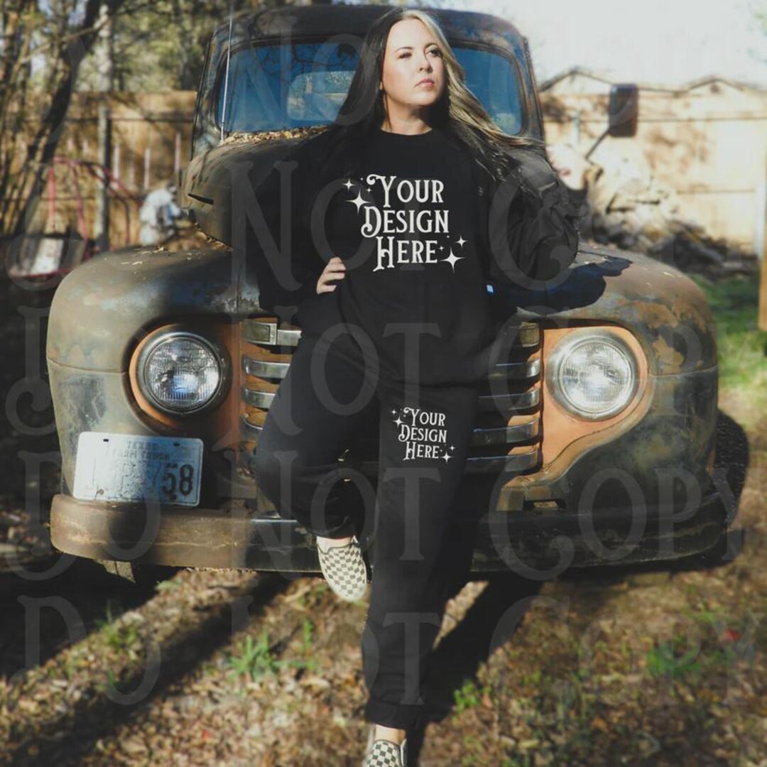 Yallternative Sweat Set Mockup: Retro Western Design (digital Download ...