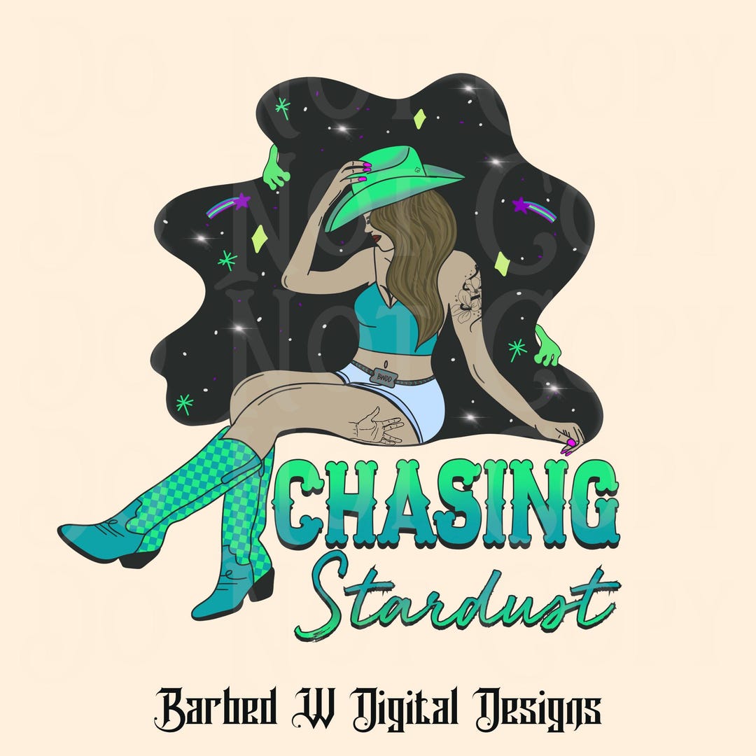 Chasing Stardust Png, Cosmic Png, Space Png, Cowgirl Png, Western Png, Yallternative Png ...