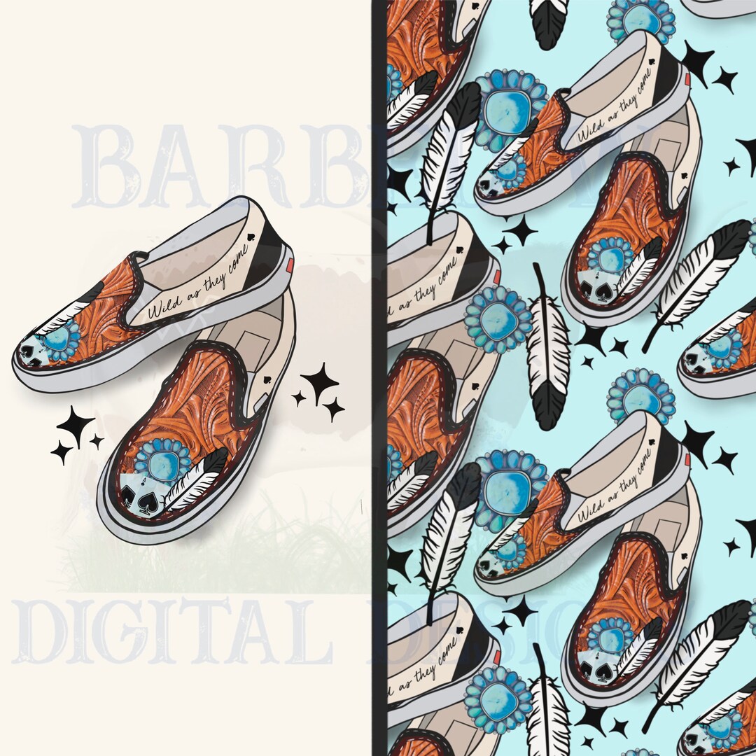 Western Vans Png, Western Png Bundle, Punchy Png, Western Png ...