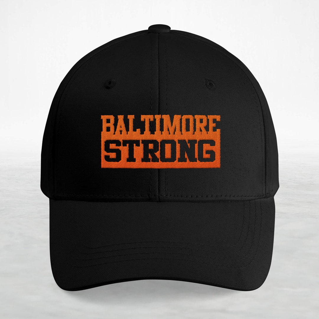 Baltimore Strong 3D Ebroidered Cap, Represent Your City Ebroidered Hat ...