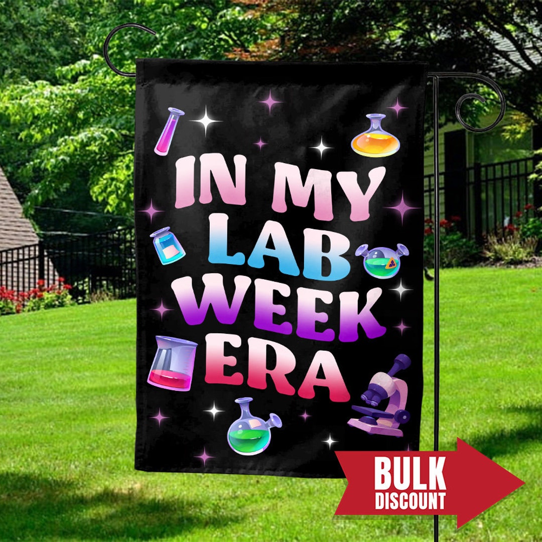 Buy Lab Week 2024 Garden Flag/lab Week 2024 Flag/lab Life Flag/the Lab ...