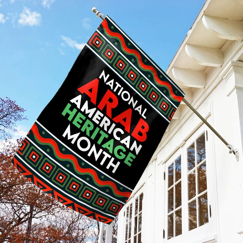 Arab American Heritage Flag Arab American Heritage Month Flag National ...