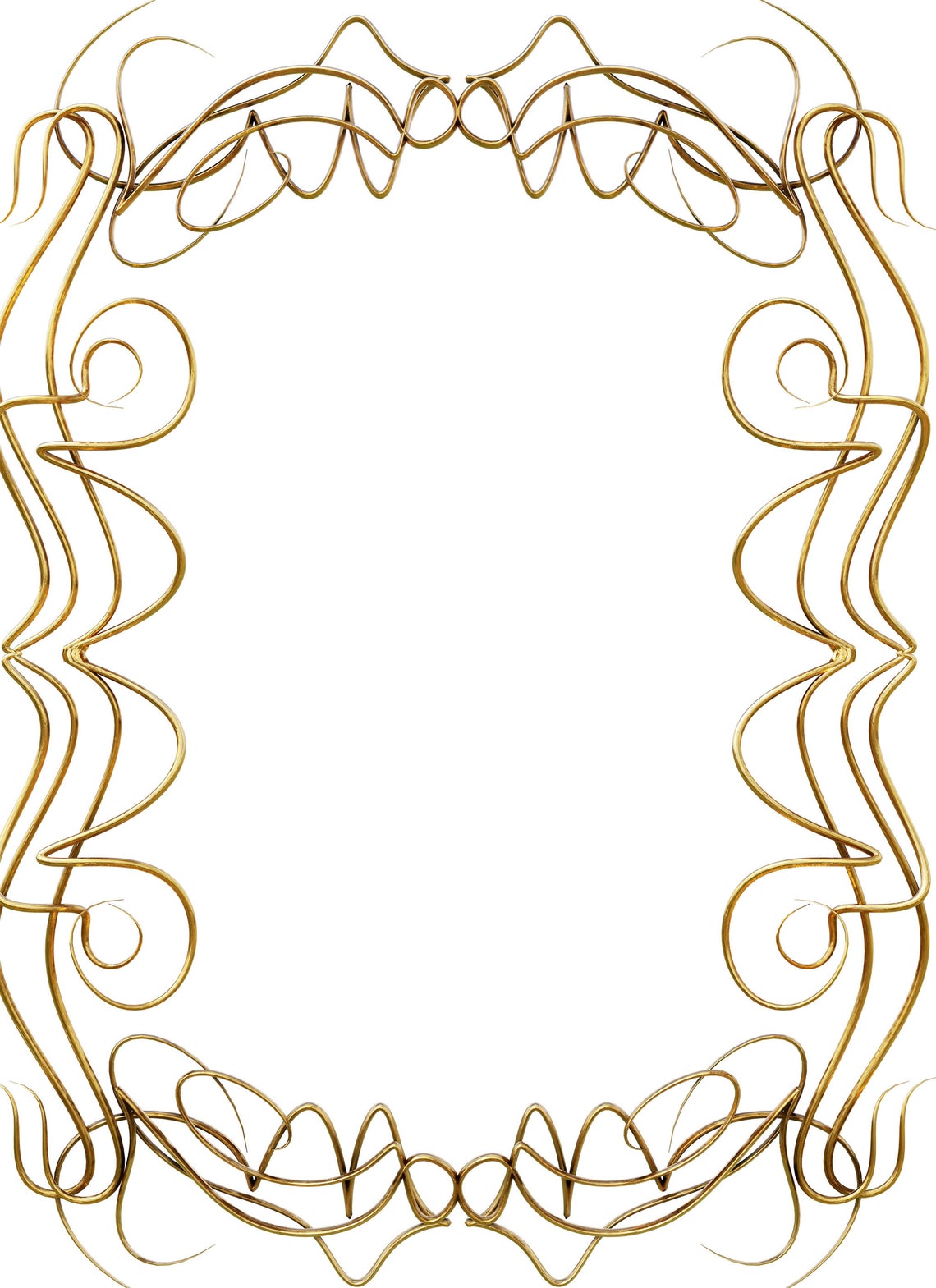 Gold Frames Clipart, Gold Border, Frames Clipart, Golden Frame Png ...