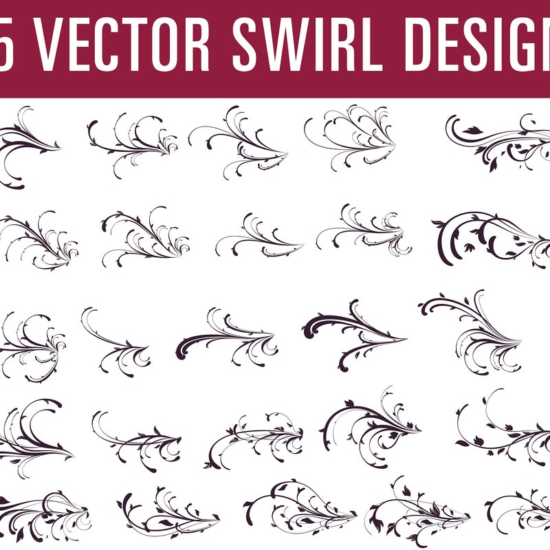 Flourish Svg - Etsy