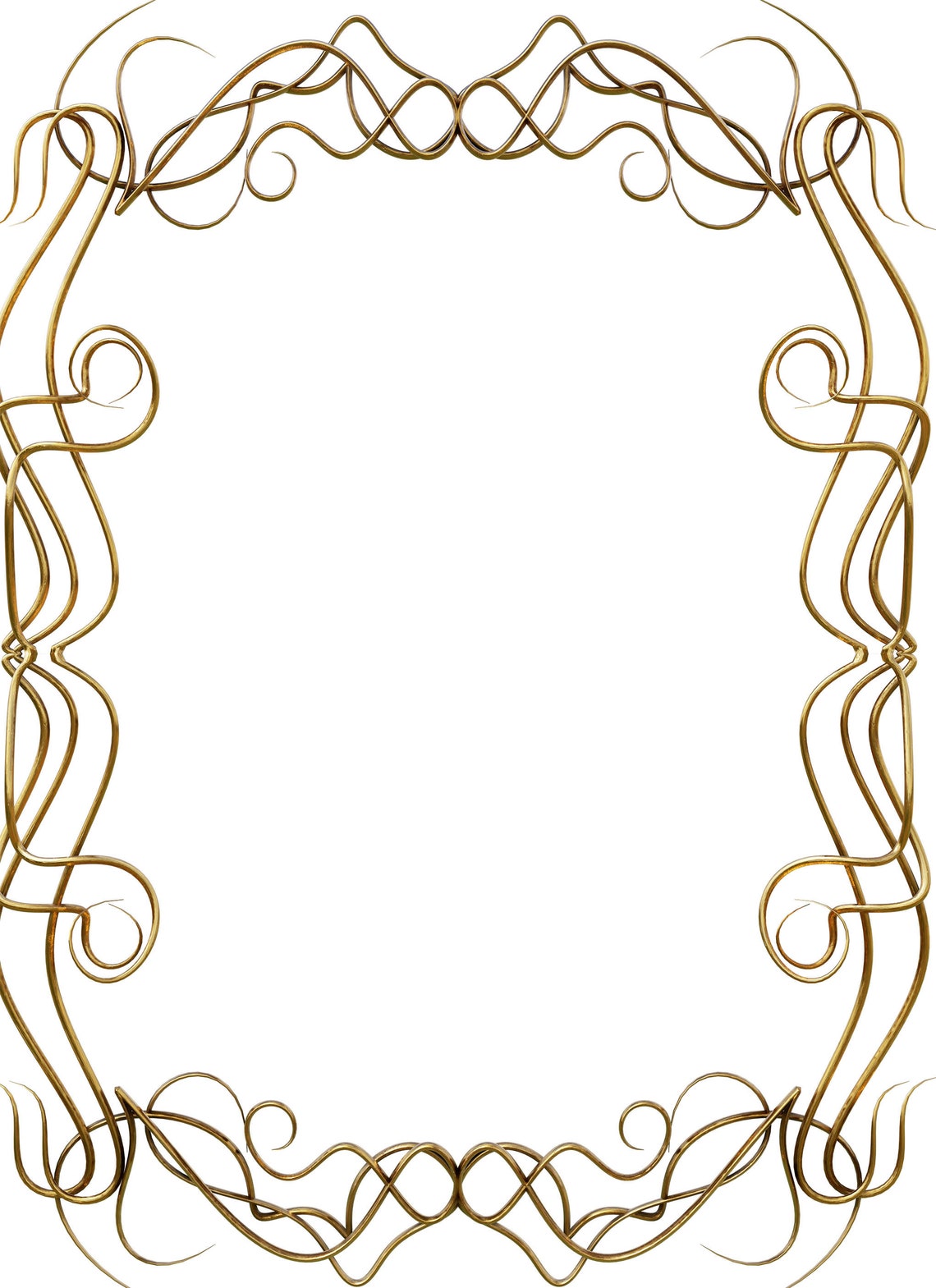 Gold Frames Clipart, Gold Border, Frames Clipart, Golden Frame Png ...