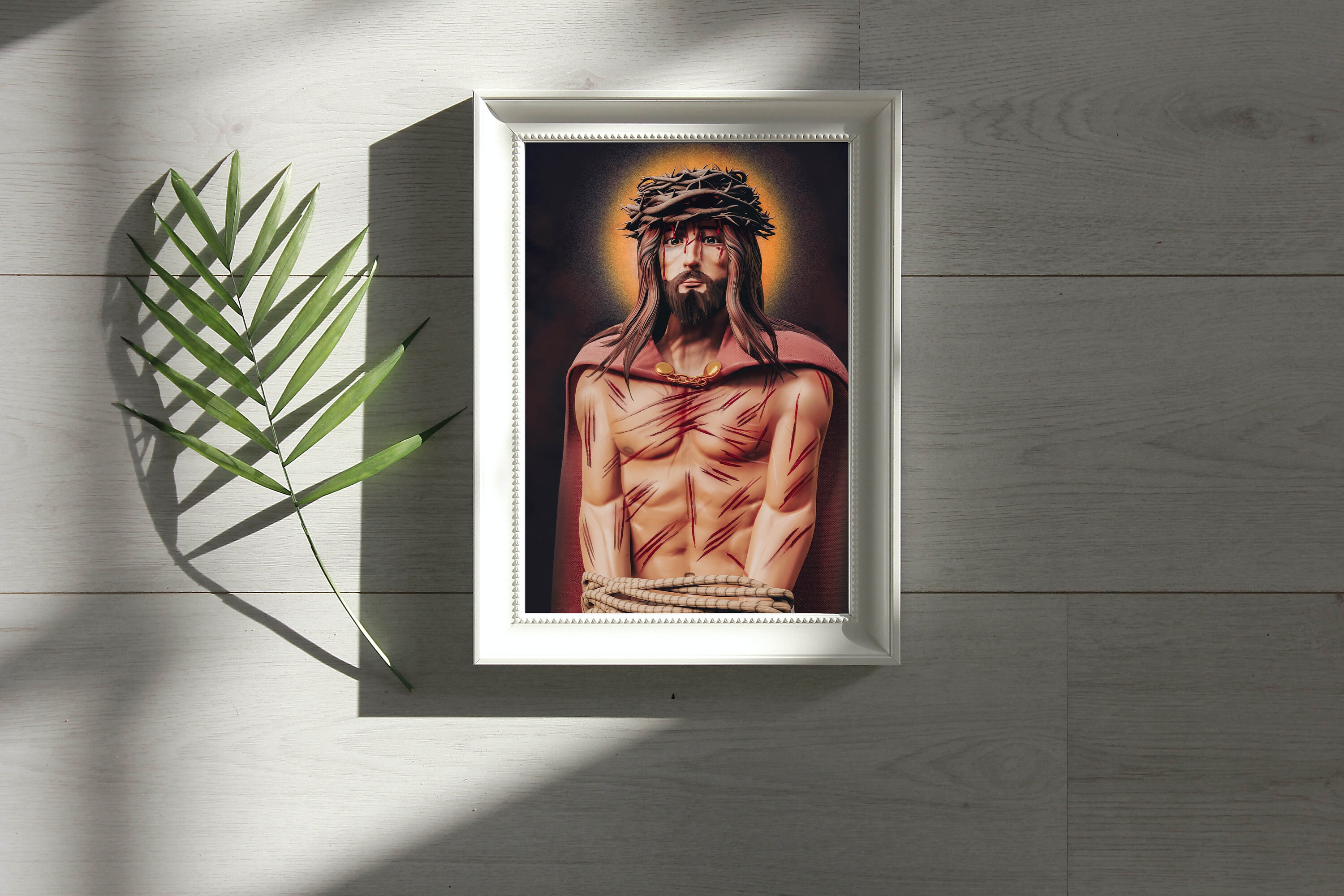 Jesus Christ Crowned With Thorns Digital Art Print,third Sorrowful ...
