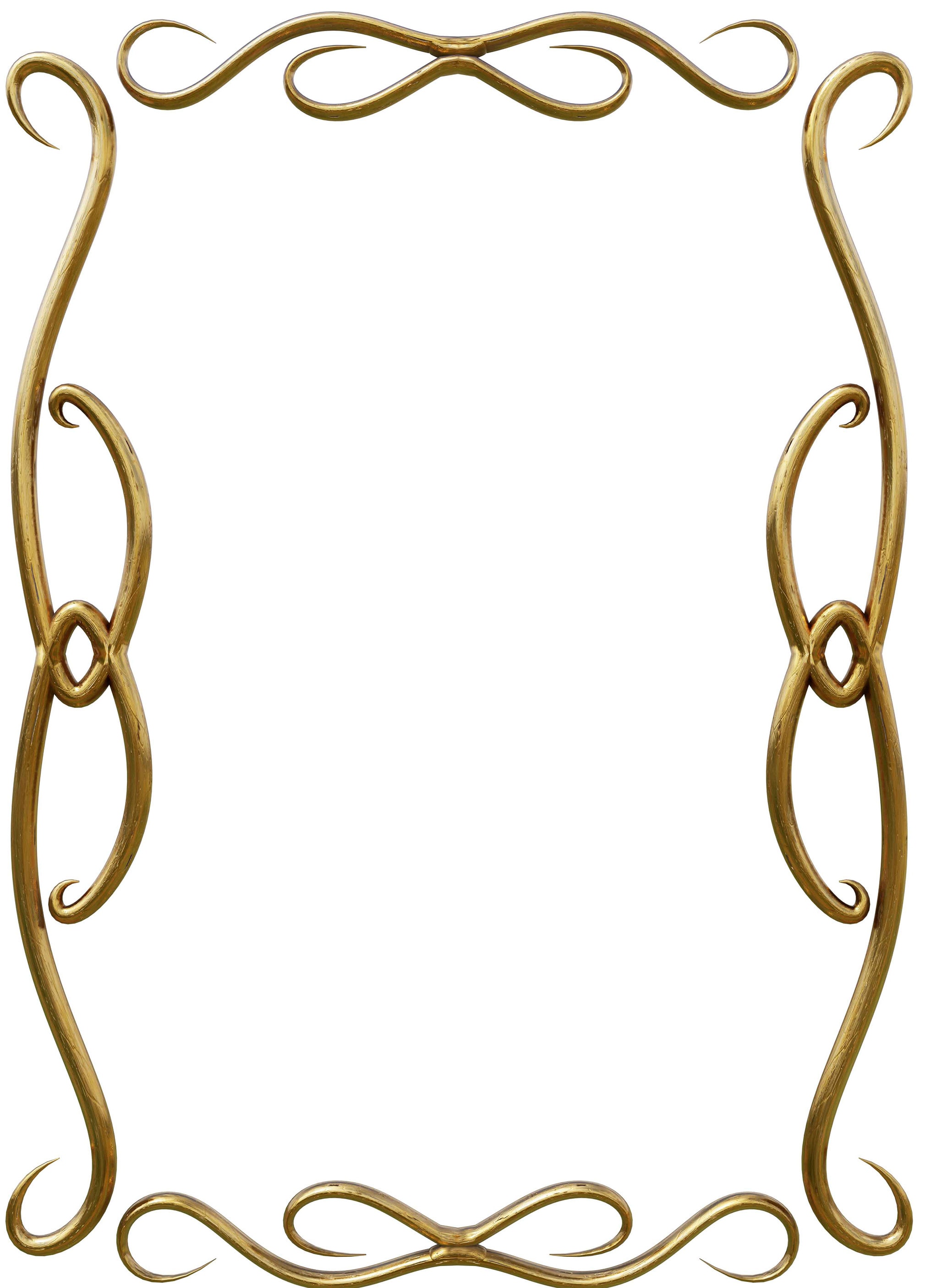 Marcos de oro marcos PNG marcos de oro imágenes | Etsy